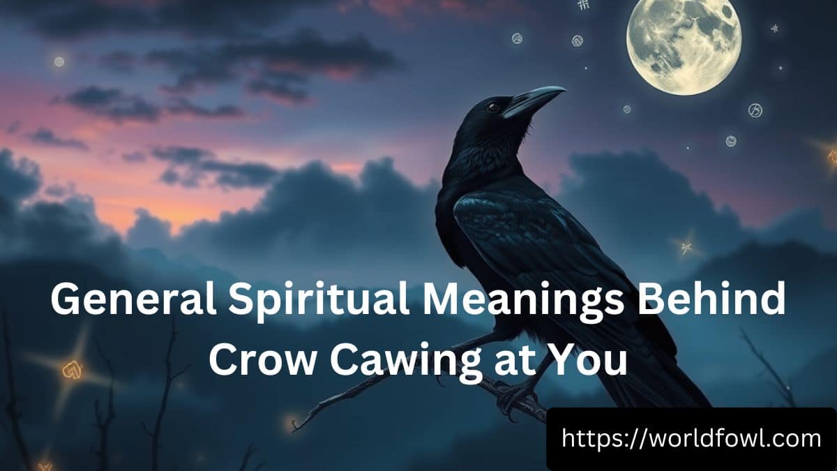 The Hidden Spiritual Meanings Behind Crow Cawing at You